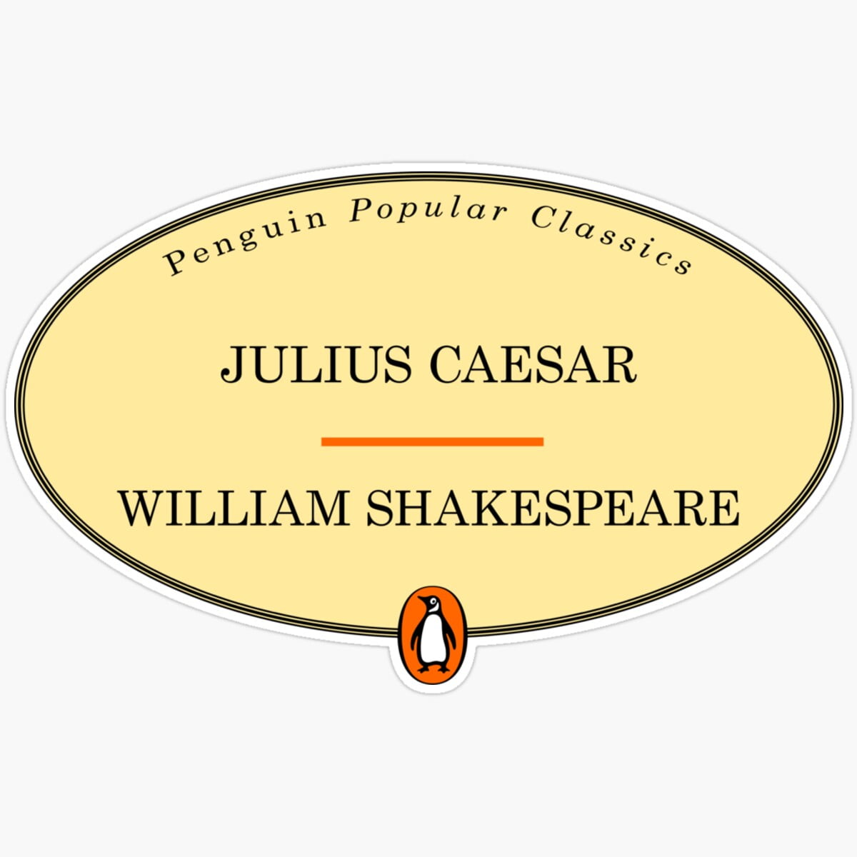 Kira Julius Caesar William Shakespeare Popular Classics Logo Sticker ...