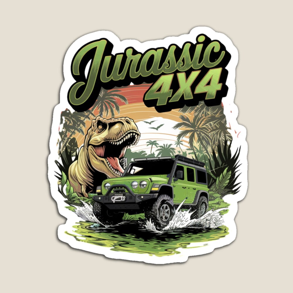 Kira - Jurassic Offroad - Jurassic 4X4 Sticker - 7706 Hot Trending ...