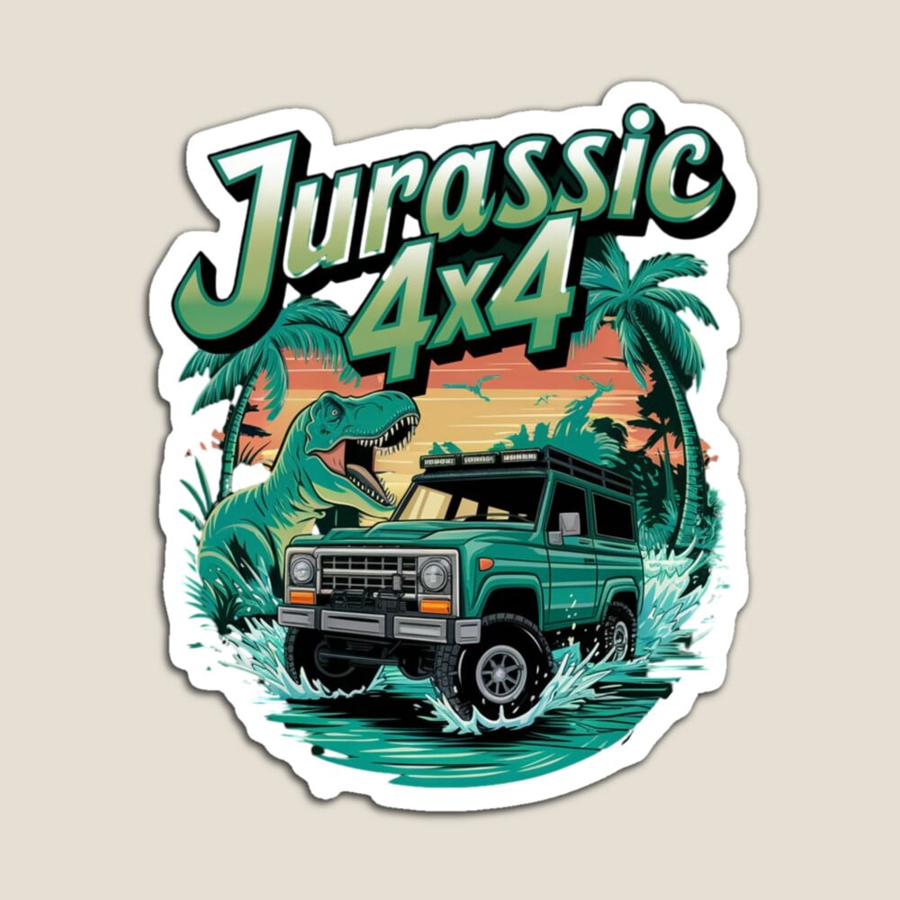 Kira - Jurassic Offroad - Jurassic 4X4 Sticker - 7707 Hot Trending ...