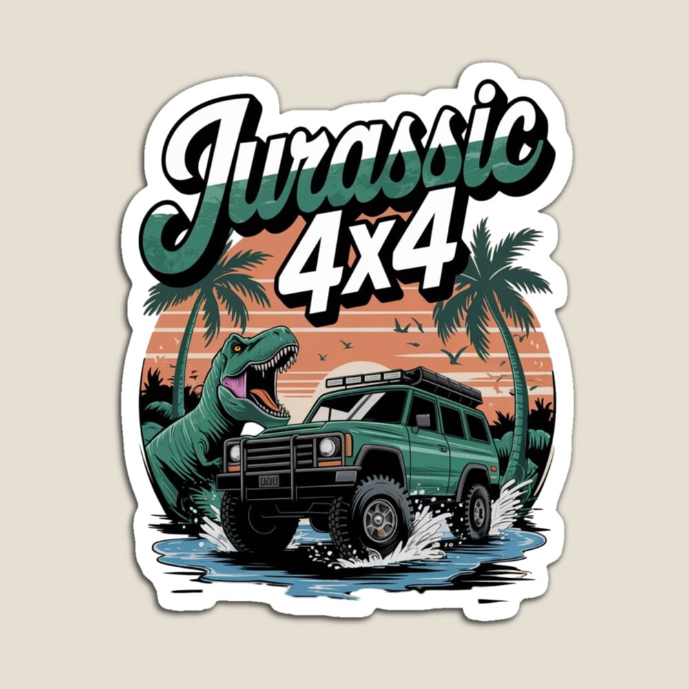 Kira - Jurassic Offroad - Jurassic 4X4 Sticker - 7708 Hot Trending ...