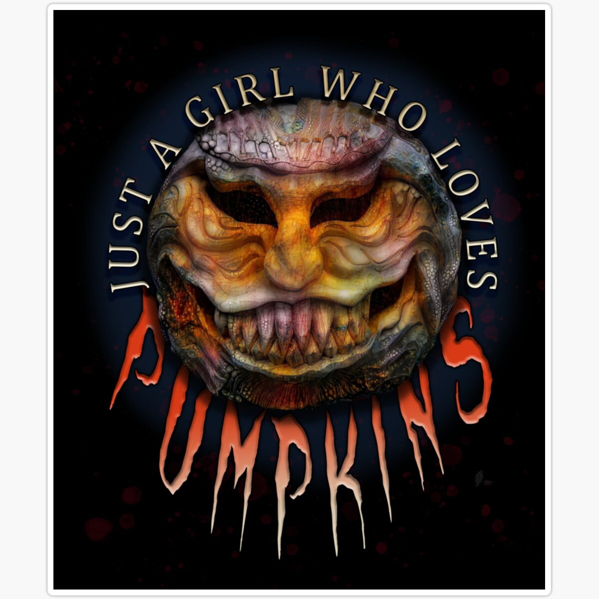 Kira Just A Girl Who Loves Pumpkins | Surreal Horror Pumpkin | Goblincore Pumpkin | Tm11 ...
