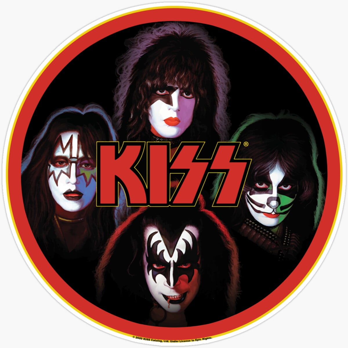 Kira KISS All Members - Vector Logo Sticker Decorative Laptop, Phone ...