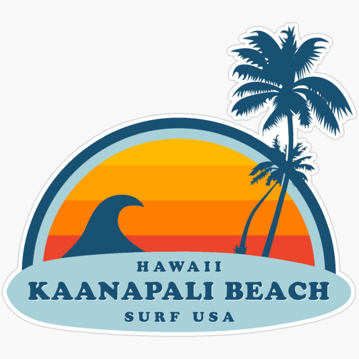 Kira Kaanapali Beach Maui Hawaii Vintage Retro Surf USA Travel Vacation ...
