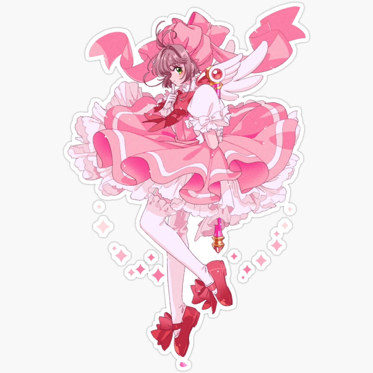 Kira Kawaii Cardcaptor Sakura Sticker Decorative Laptop, Phone Stickers ...