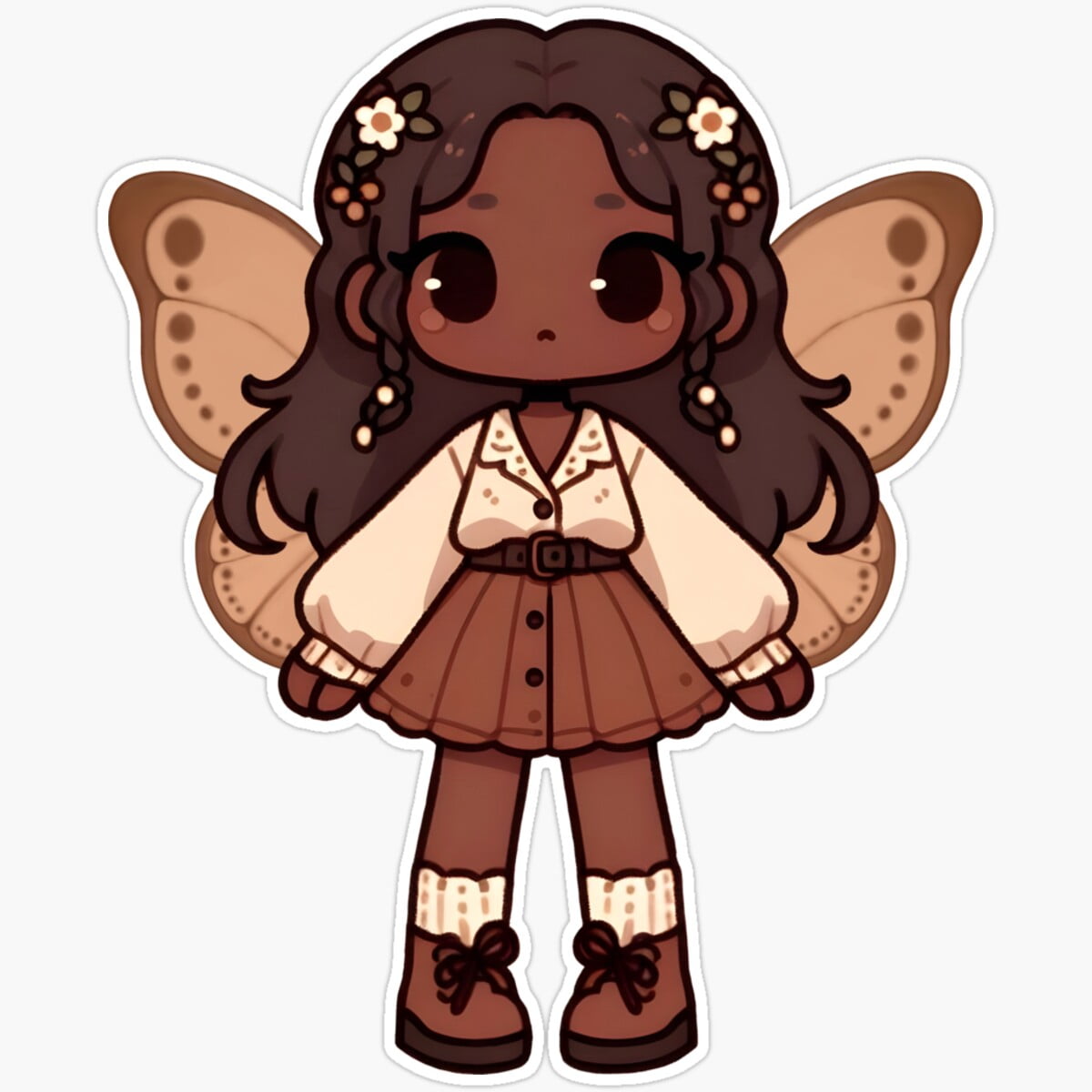 Kira Kawaii Fairycore Cottagecore Fairy Girl 3 Sticker Decorative ...