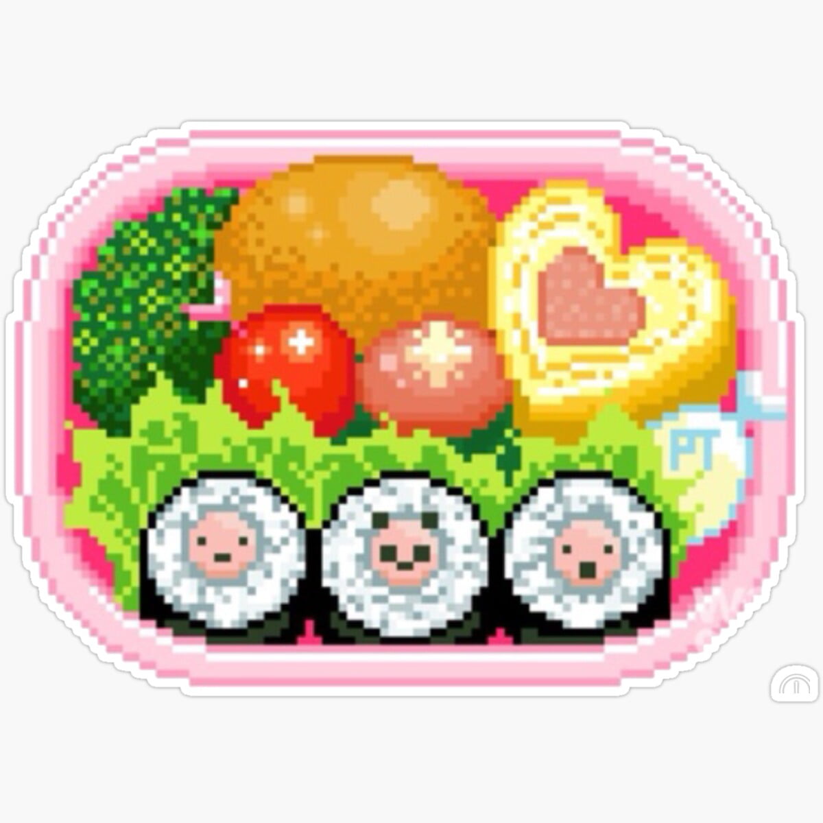 Kira Kawaii sushi Sticker Decorative Laptop, Phone Stickers, Waterproof ...