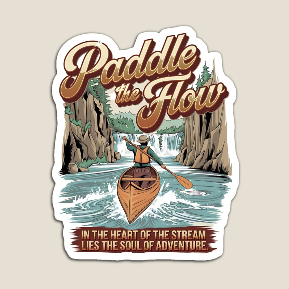 Kira - Kayaking - Paddle The Flow - Life Is Better In A Kayak Sticker ...