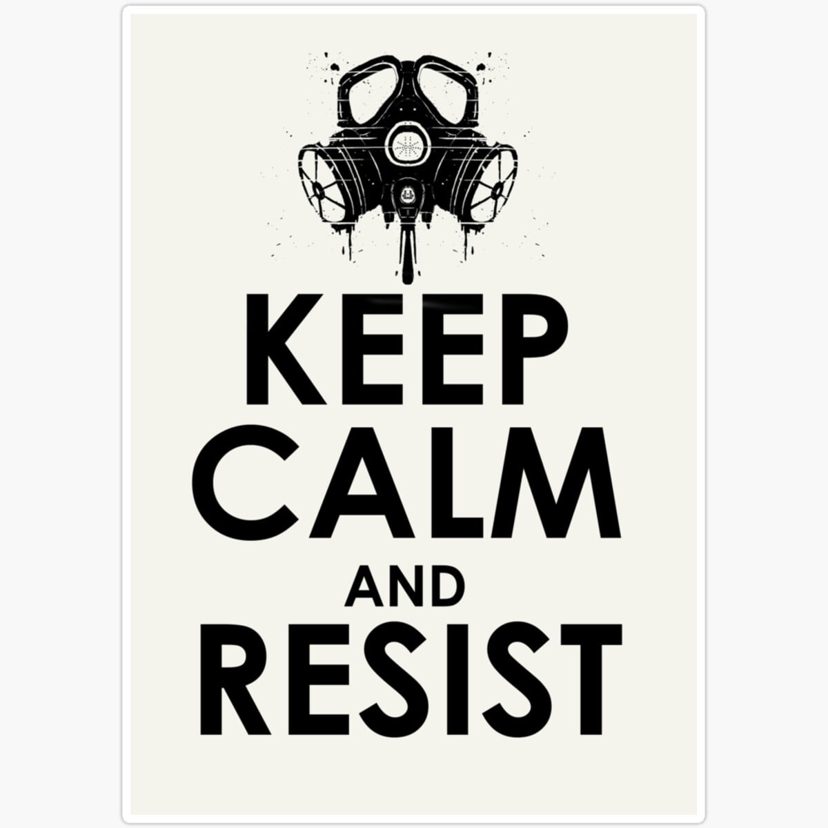 Kira Keep calm & resist Sticker Decorative Laptop, Phone Stickers ...