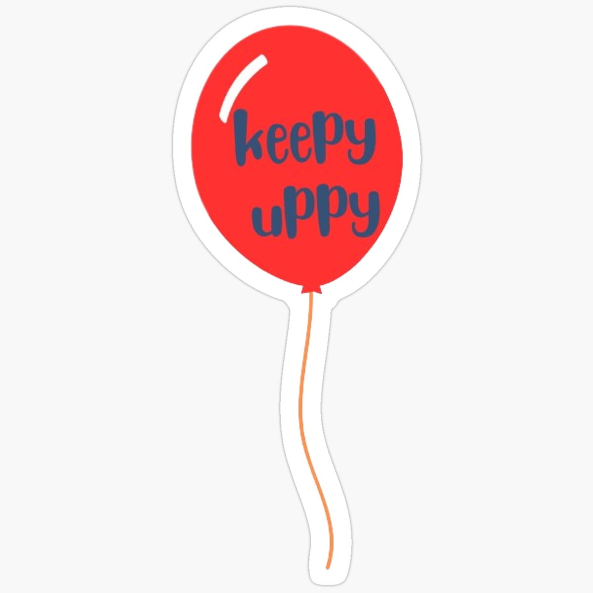 Kira Keepy Uppy Sticker Waterproof Sticker for Water Bottles, Laptops ...