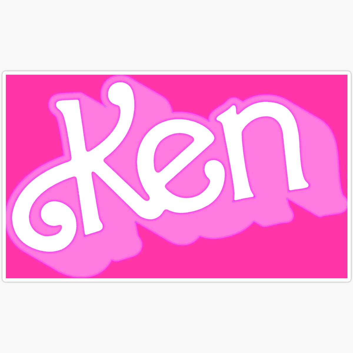 Kira Kenn Doll (Hot Pink) Sticker Decorative Laptop, Phone Stickers ...
