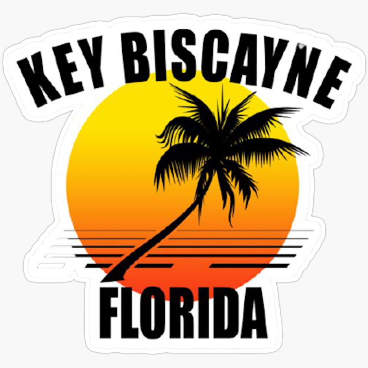 Kira Key Biscayne Sticker Sticker Decorative Laptop, Phone Stickers ...