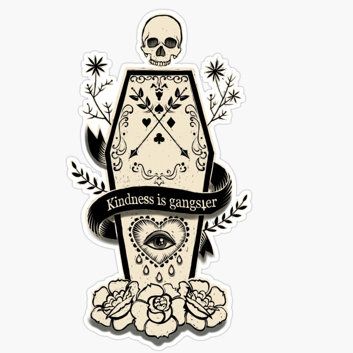 Kira Kindness is Gangster Sticker Decorative Laptop, Phone Stickers ...