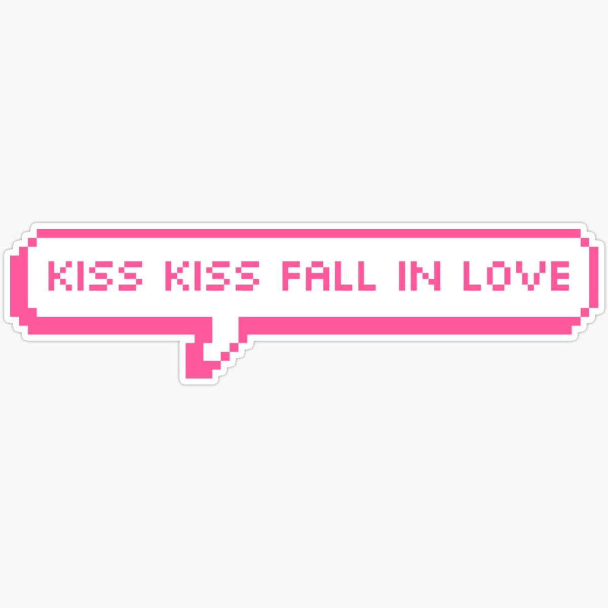 Kira Kiss Kiss Fall In Love Sticker Decorative Laptop, Phone Stickers ...