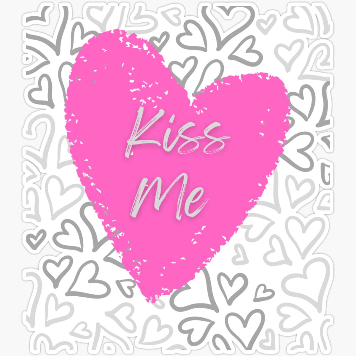 Kira Kiss Me Sticker Decorative Laptop, Phone Stickers, Waterproof ...