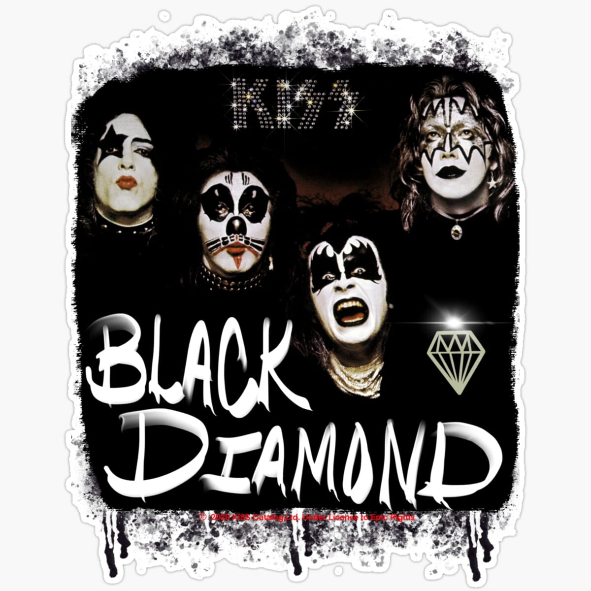 Kira Kiss fan art vintage Sticker Decorative Laptop, Phone Stickers ...