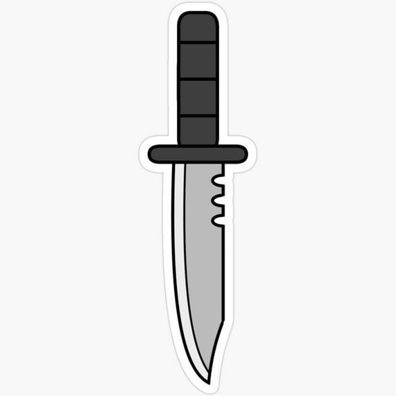 Kira Knife Sticker Decorative Laptop, Phone Stickers, Waterproof Decals ...