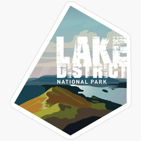Kira Lake District Sticker Waterproof Sticker for Water Bottles ...