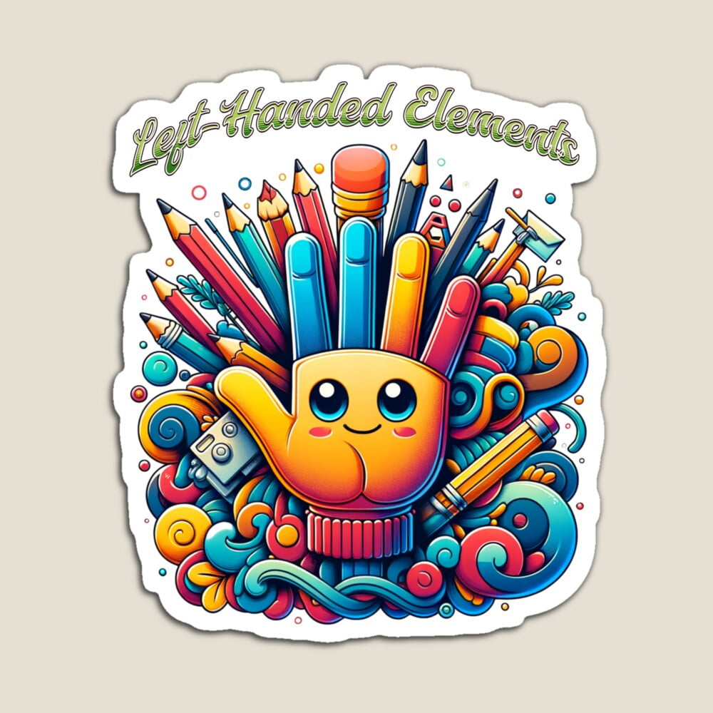 Kira - Left Handed Definition - Left Handed Elements Sticker - 4325 Hot ...