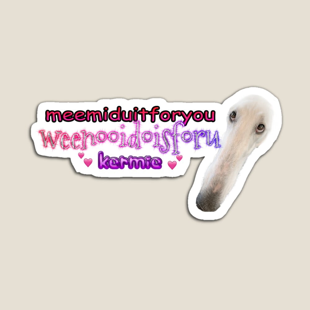 Kira - Let Me Do It For You Borzoi Cellophane Parody Miss Piggy Sticker ...