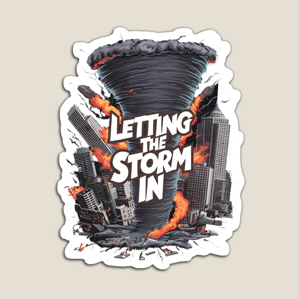 Kira - Letting The Storm In - Tornado Chaser - Storm Chaser Sticker ...