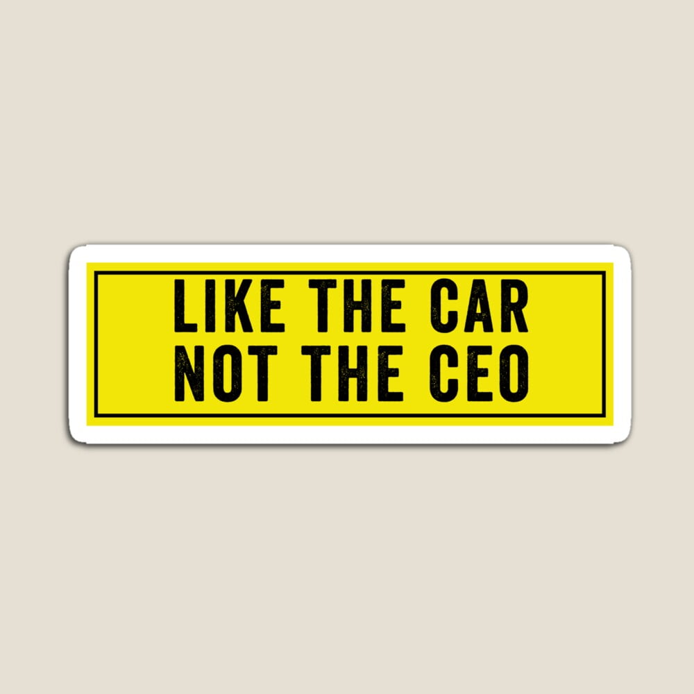 Kira - Like The Car Not The Ceo Funny Sticker - 1993 Hot Trending Vinyl ...