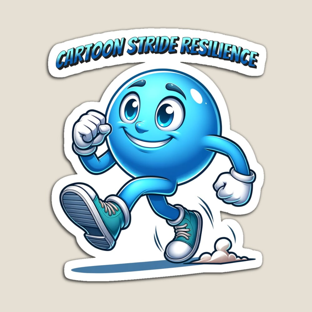 Kira - Limping Ain'T Easy - Cartoon Stride Resilience Sticker - 4310 ...