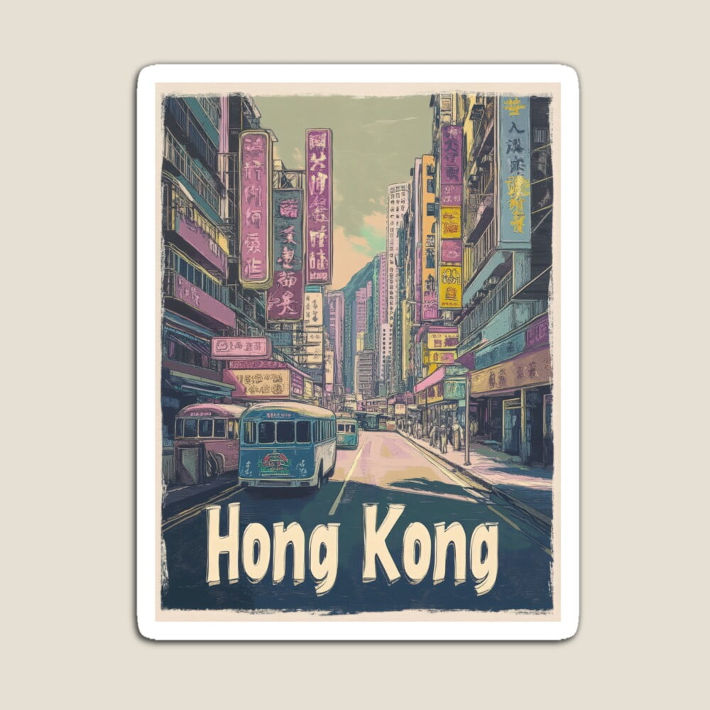 Kira - A Lively Cityscape Captures The Essence Of Hong Kong, Showcasing ...