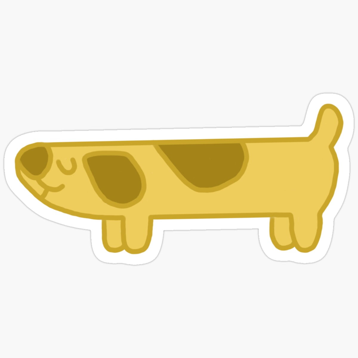 Kira Long dog Sticker Waterproof Sticker for Water Bottles, Laptops ...