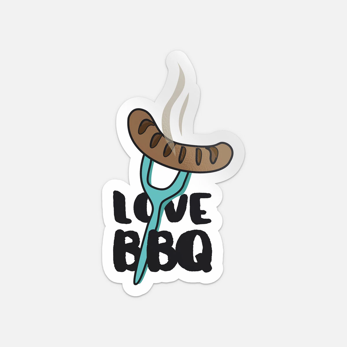 Kira Love BBQ Car Bumper Vinyl Sticker Decal Waterproof Sticker for ...