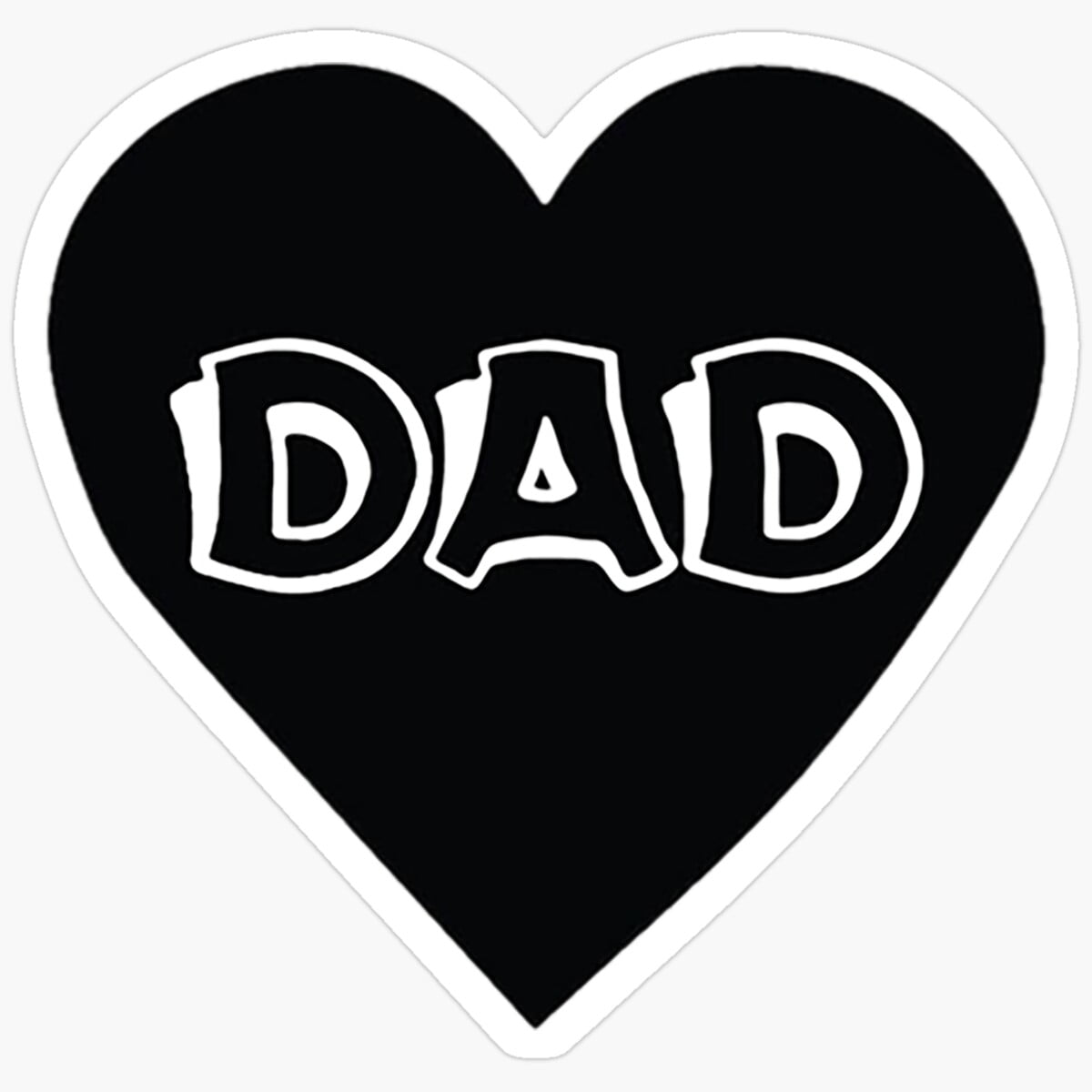 Kira Love You Dad Sticker Waterproof Sticker for Water Bottles, Laptops ...