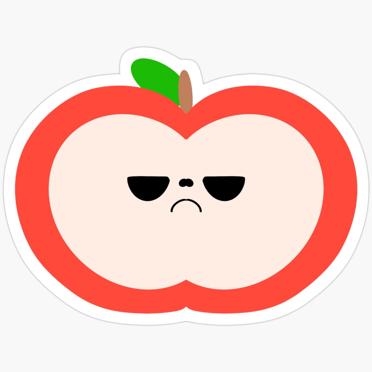 Kira Love and Deepspace Apple Caleb Glossy Sticker Waterproof Sticker ...