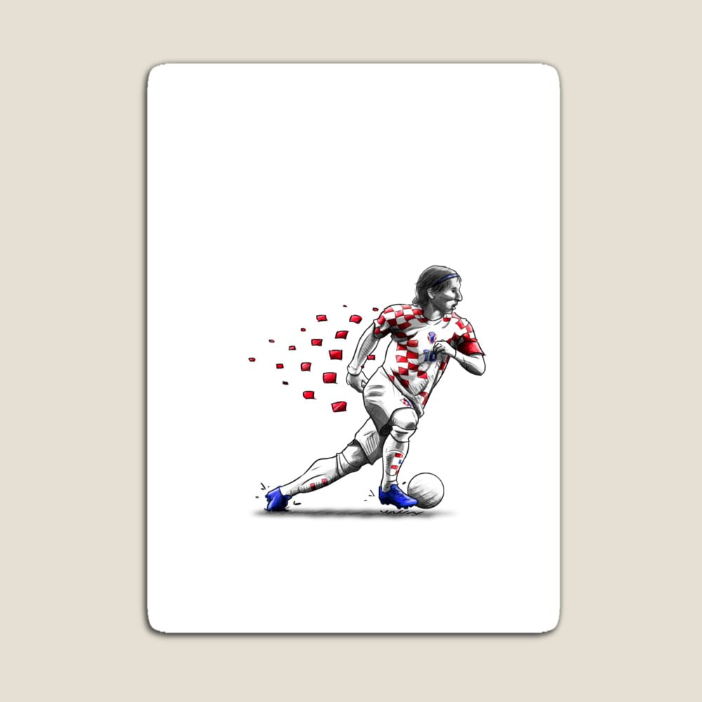 Kira - Luka Modric - Croatia World Cup Artwork Sticker Hot Trending ...
