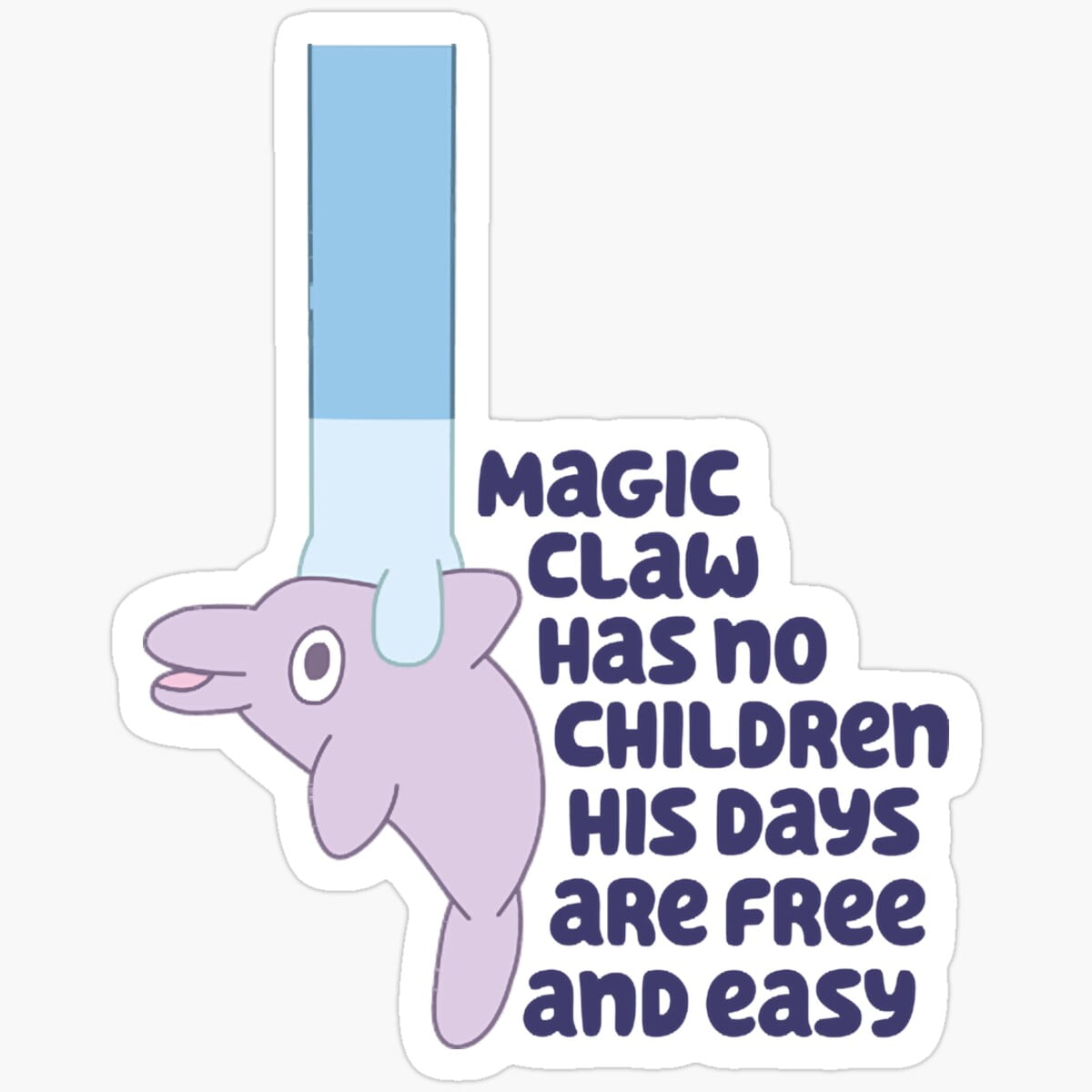 Kira Magic Claw Sticker Waterproof Sticker for Water Bottles, Laptops ...