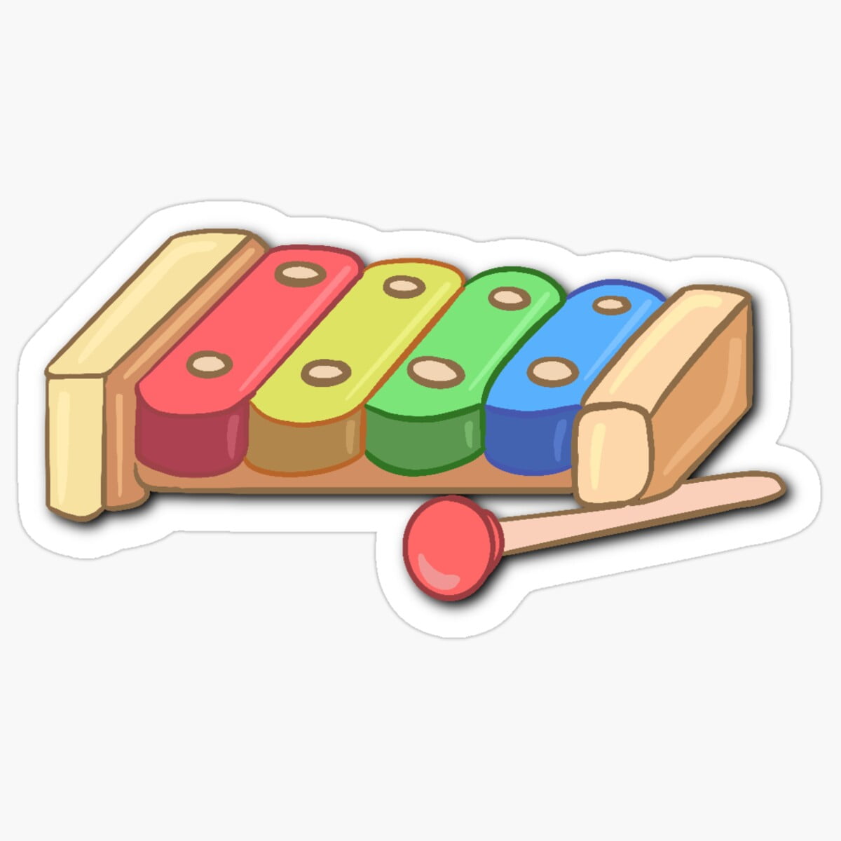 Kira Magic Xylophone Bluey Sticker Waterproof Sticker for Water Bottles ...