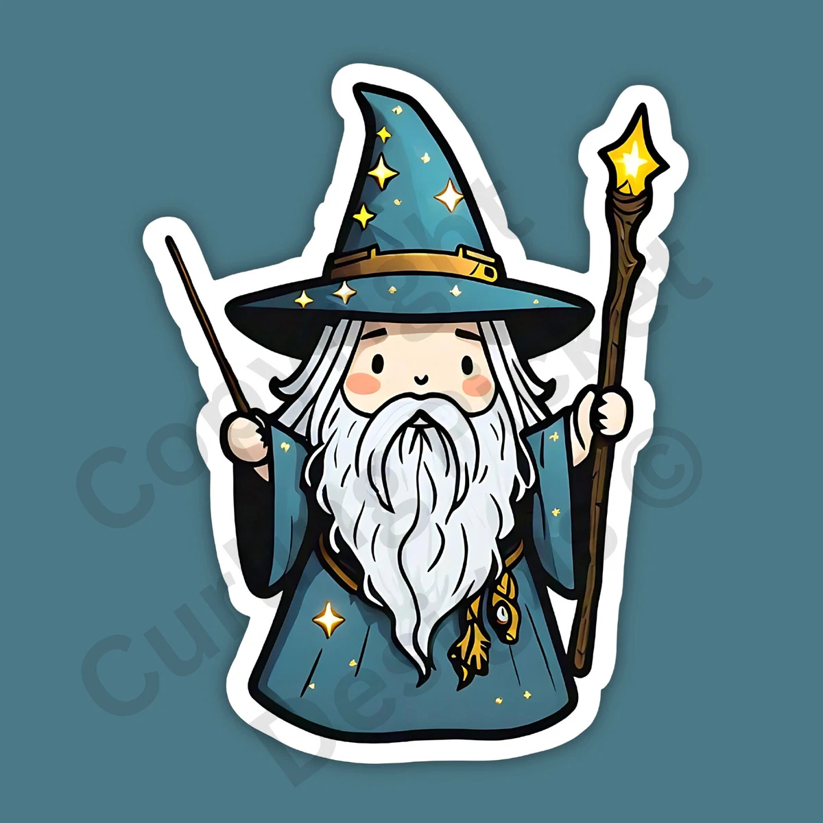 Kira Magical Wizard Sorcerer Conjurer Enchanter Cute Laptop Vinyl ...