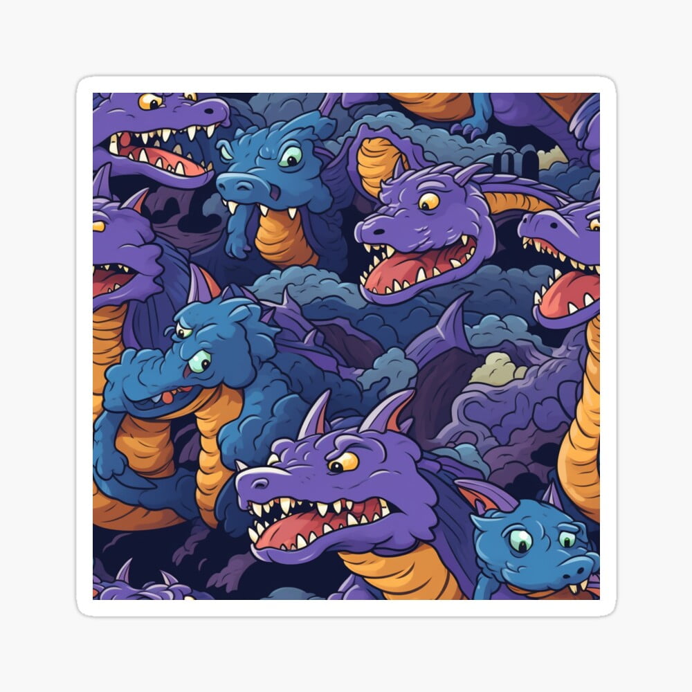 Kira Magnificent Dragon Glossy Sticker - Kir 296 Hot Trending Vinyl ...