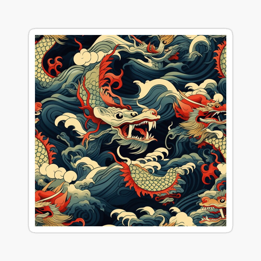 Kira Magnificent Dragon Sticker - Kir 309 Hot Trending Vinyl Stickers ...