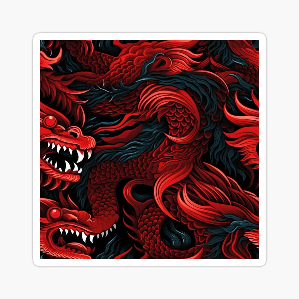Kira Magnificent Dragon Sticker - Kir 327 Hot Trending Vinyl Stickers ...