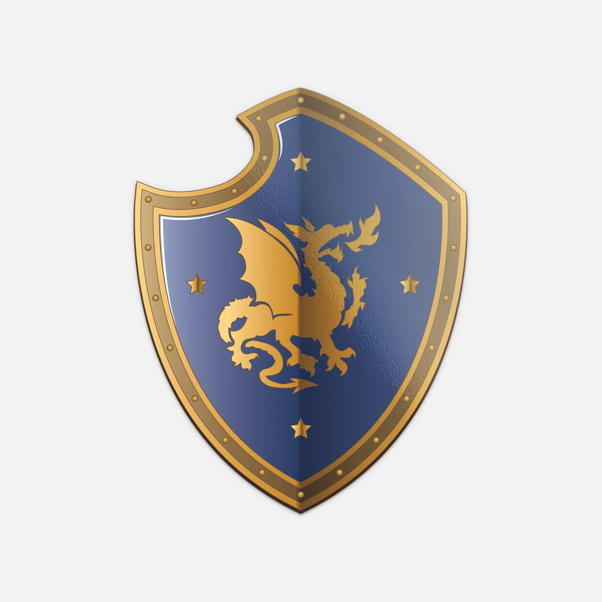 Kira Medieval Dragon Shield Vinyl Sticker Decal Waterproof Sticker for ...