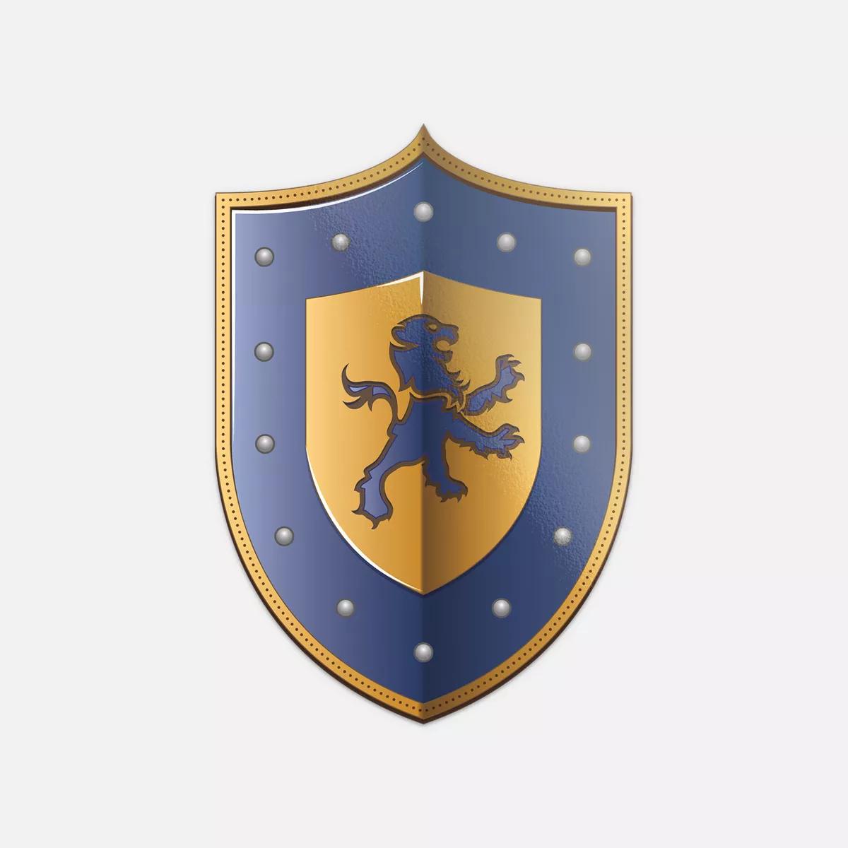 Kira Medieval Lion Silhouette Shield Vinyl Sticker Decal Waterproof ...