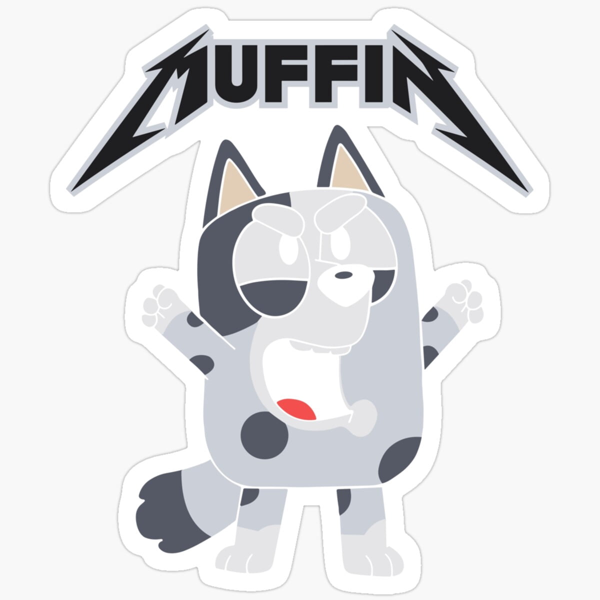 Kira Metal Muffin Sticker Waterproof Sticker for Water Bottles, Laptops ...