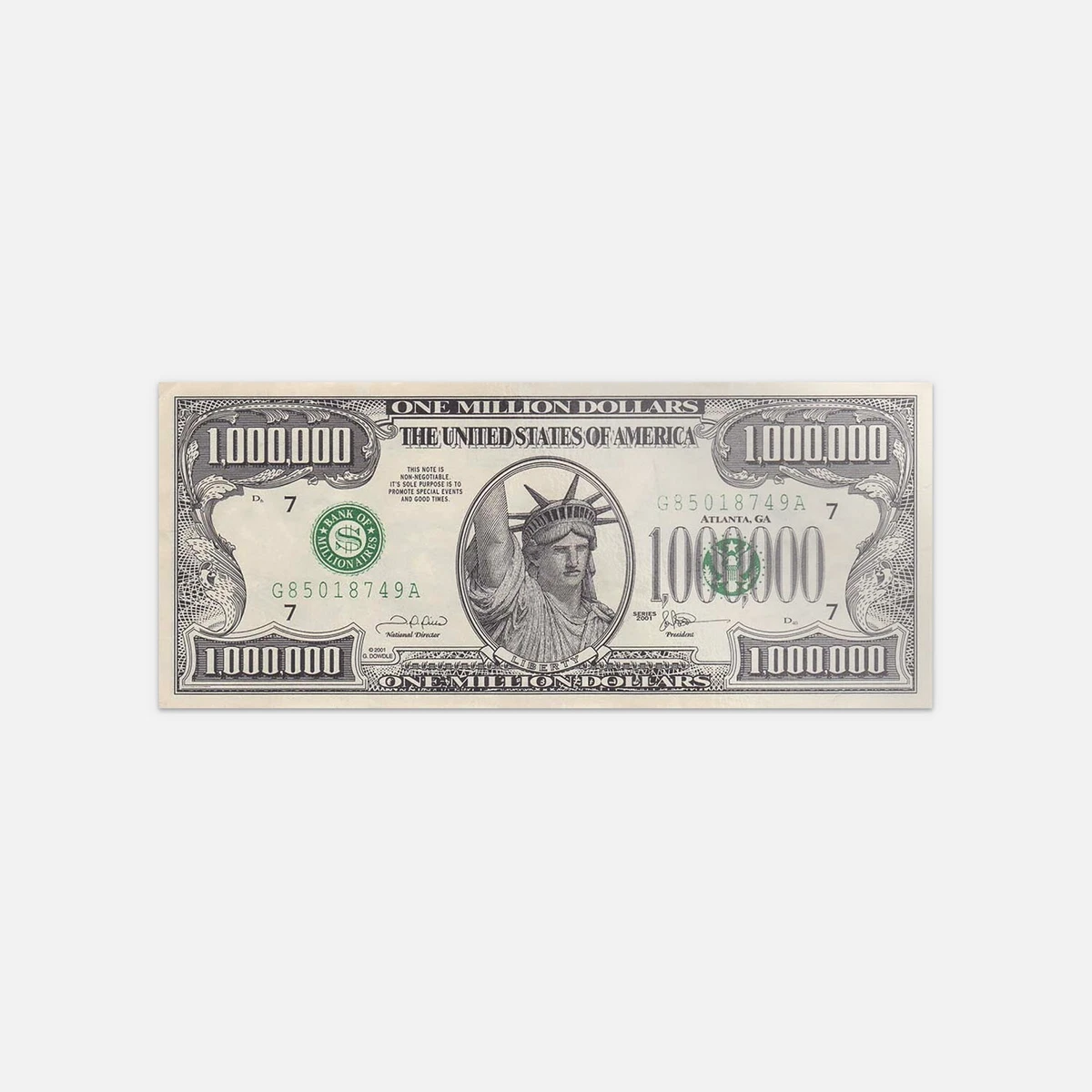 Kira Million Dollars Fake Money Car Bumper Vinyl Sticker Decal ...