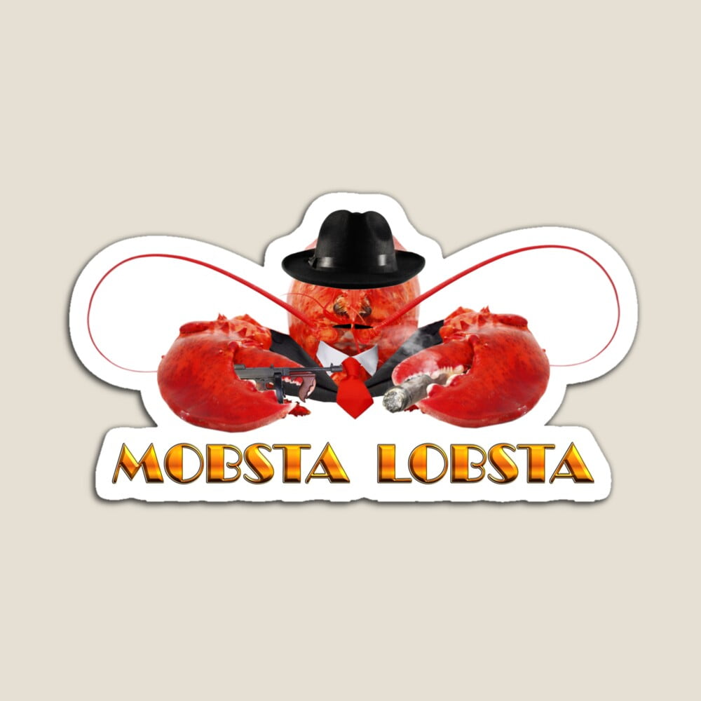 Kira - Mobsta Lobsta - Lobster Mafia Mobster Sticker - 7028 Hot ...