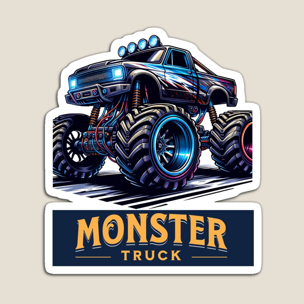 Kira - Monster Remote Truck - Monster Trucks Are My Jam Sticker - 4287 ...