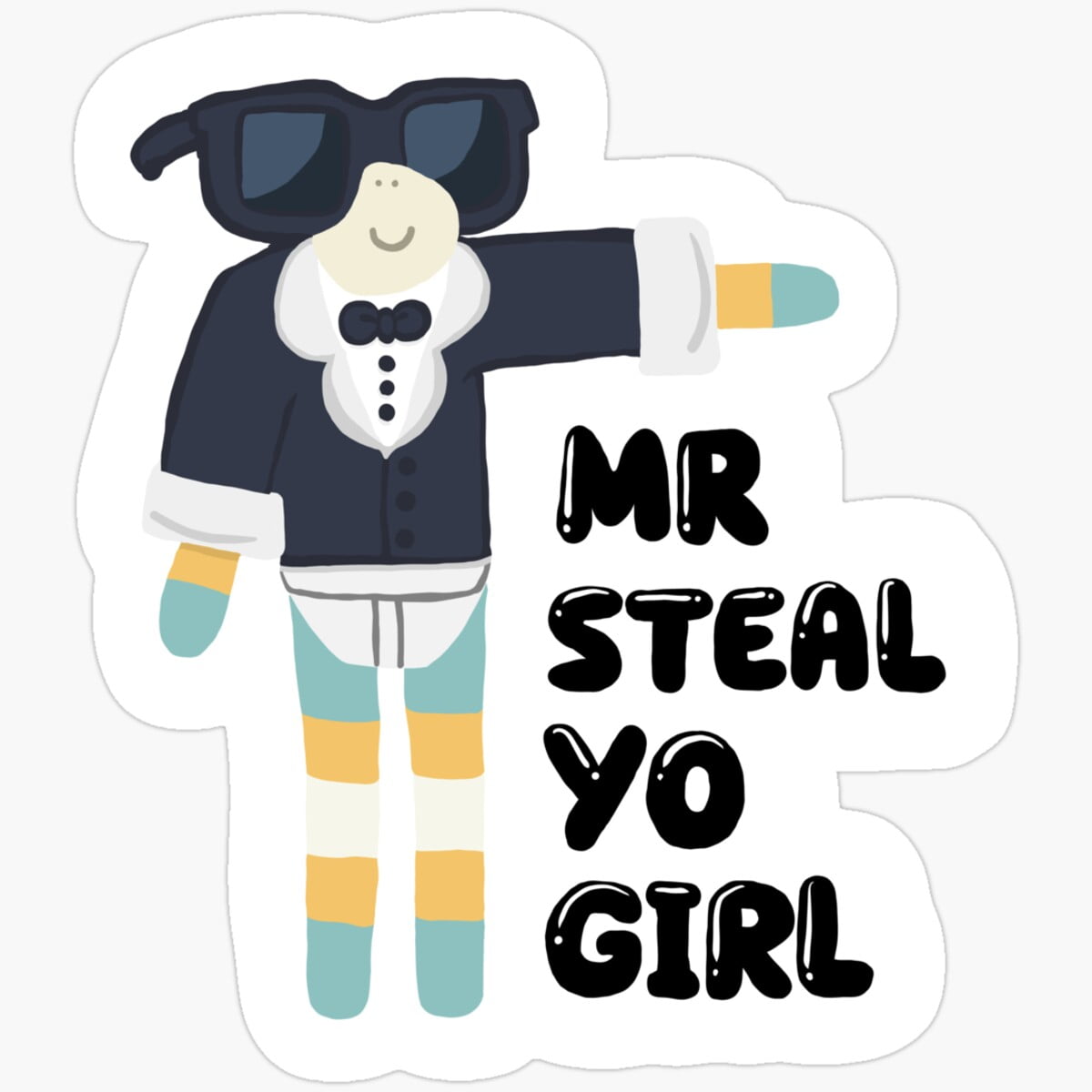 Kira Mr Steal Yo Girl Sticker Waterproof Sticker for Water Bottles ...