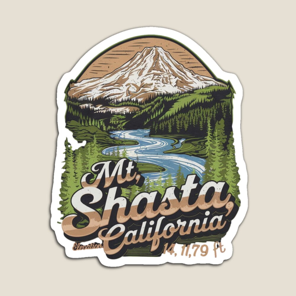 Kira - Mt Shasta Sticker - 1446 Hot Trending Vinyl Stickers - Walmart.com