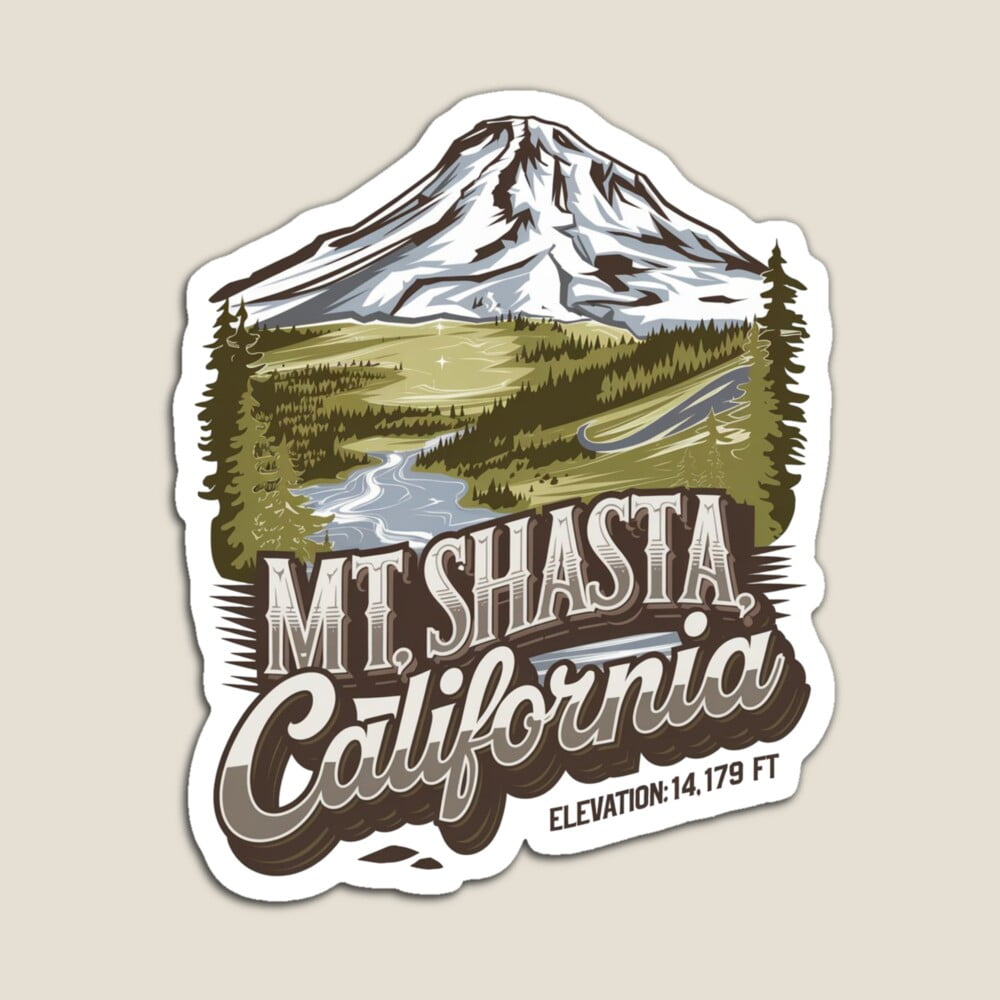 Kira - Mt Shasta Sticker - 7786 Hot Trending Vinyl Stickers - Walmart.com