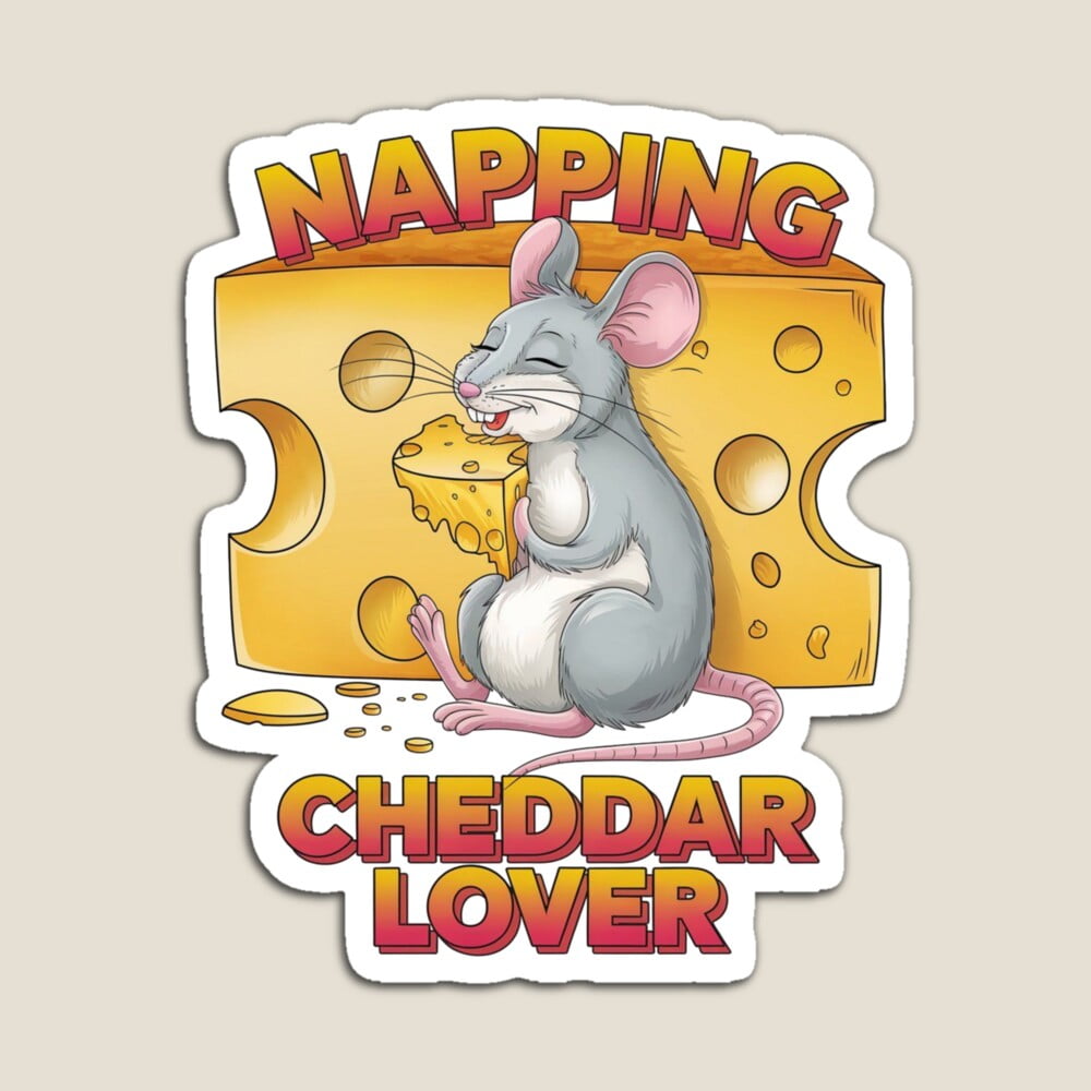 Kira - Napping Mouse Sticker - 7881 Hot Trending Vinyl Stickers ...