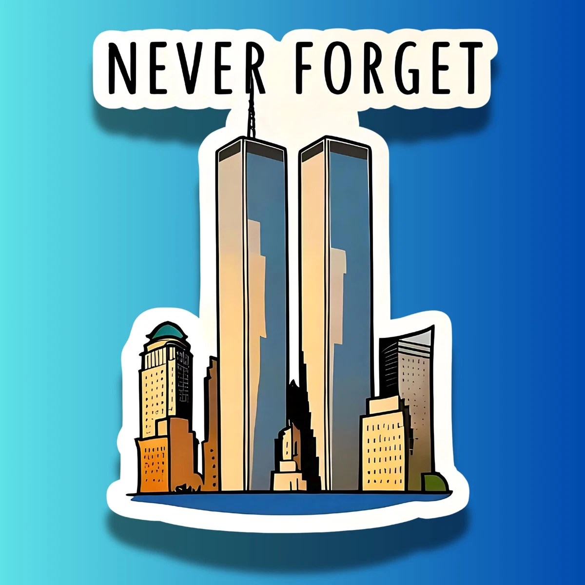 Kira Never Forget NYC Vinyl Sticker Waterproof Sticker for Water ...