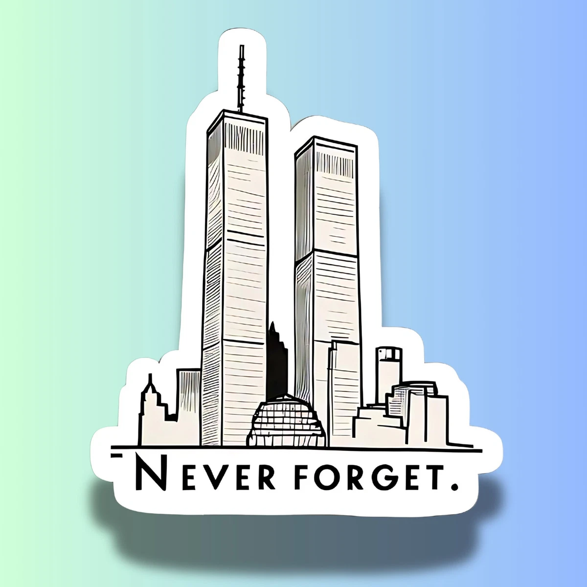 Kira Never Forget NYC Vinyl Sticker Waterproof Sticker for Water ...